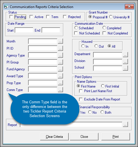 Generating Grant Tickler Reports – Cayuse Help Center